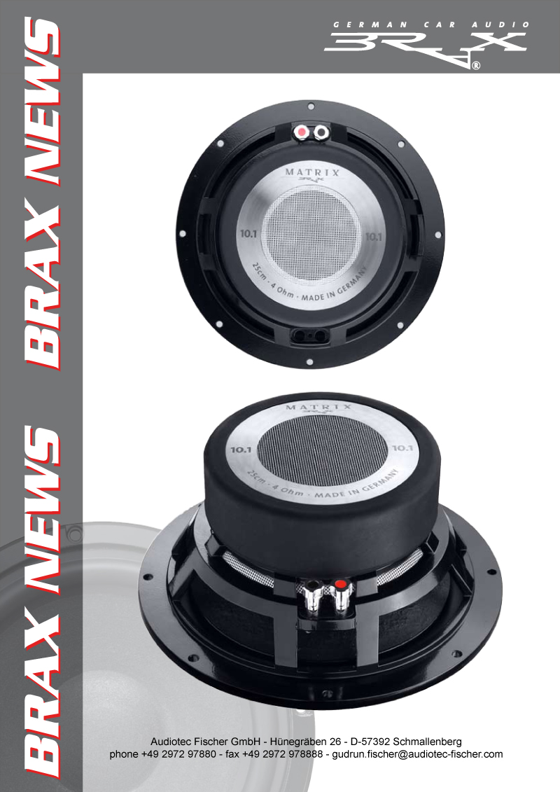 ClassA MAGAZINE - MATRIX BRAX